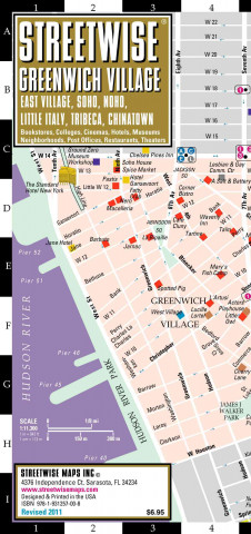 Streetwise Greenwich Village Map - Laminated Street Map of Greenwich ...