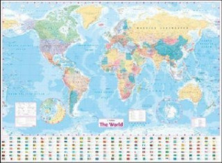 Collins World Wall Laminated Map | Materiale tipărite hartă | Libristo ...