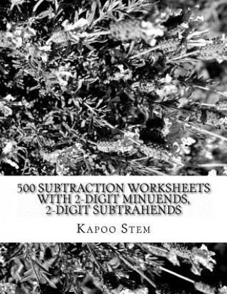 500 Subtraction Worksheets with 2-Digit Minuends, 2-Digit Subtrahends ...