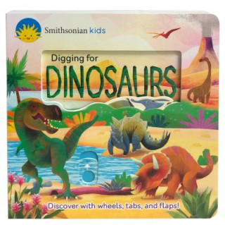 Smithsonian Kids Digging for Dinosaurs | Książka leporelo | Enbook - Polska