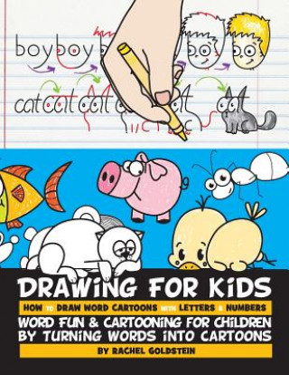 Drawing for Kids How to Draw Word Cartoons with Letters & Numbers: Word ...