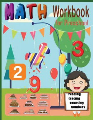 Math Workbook for Preschool Reading Tracing Counting Numbers: Basic ...
